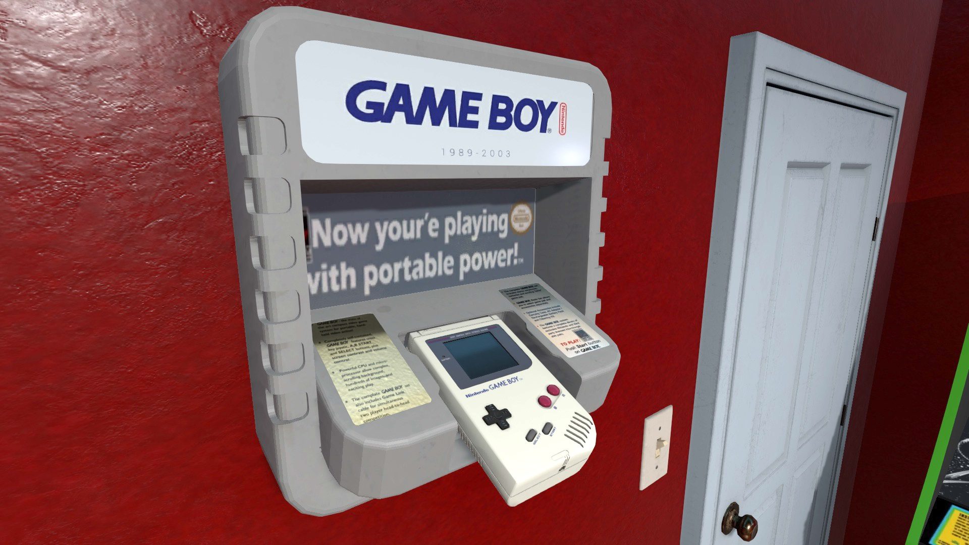 Game Boy Kiosk UGC — EmuVR (Virtual Retro Room Mod) - Johnny 5 Arcade